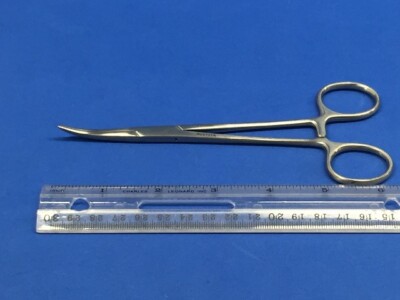 V. Mueller SU2737 CRILE Forceps, Curved, Regular Pattern, 6-1/4" Length ...