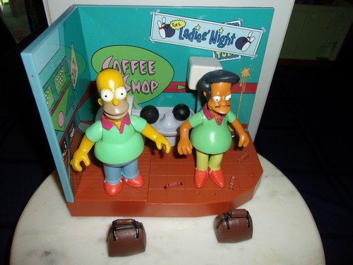 SIMPSONS WOS INTERACTIVE LOOSE BARNEYS BOWL A RAMA PIN PAL APU homer ...