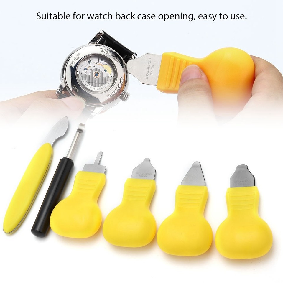 7Pcs/Set Watch Back Case Opener Watch Pry Blade Knife Remover ...