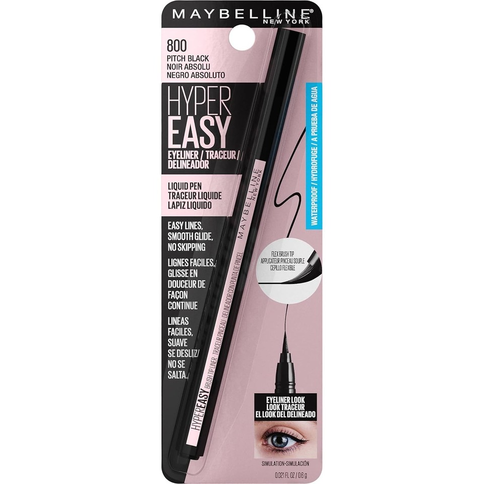 Hyper Easy Liquid Pen No-Skip Eyeliner, Satin Finish, Waterproof ...