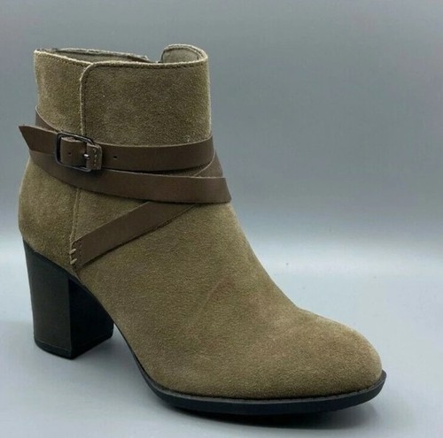 ENFIELD COCO LADIES CLARKS OLIVE SUEDE ANKLE BOOTS UK Size 8 D EU 42 | eBay