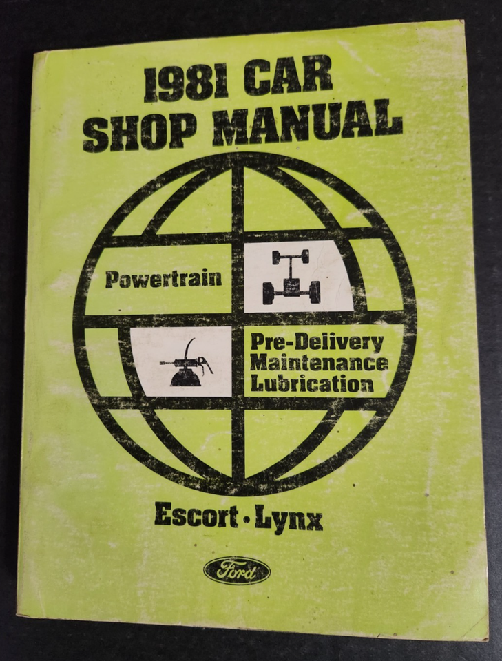 1981 Ford Car Shop Manuals-2 Books-Escort/Lynx | eBay