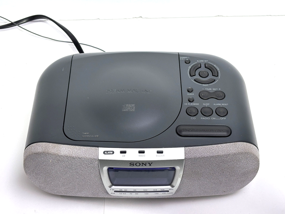 Sony ICF CD830 Dream Machine CD / AM / FM / Alarm Clock - Tested ...