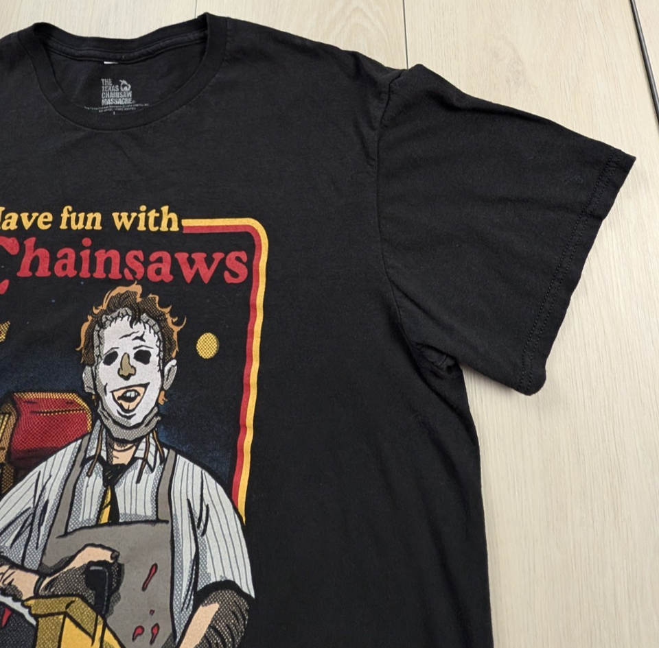 Texas Chainsaw Massacre Shirt Mens Large Black Horror Scary Movie Tee ...