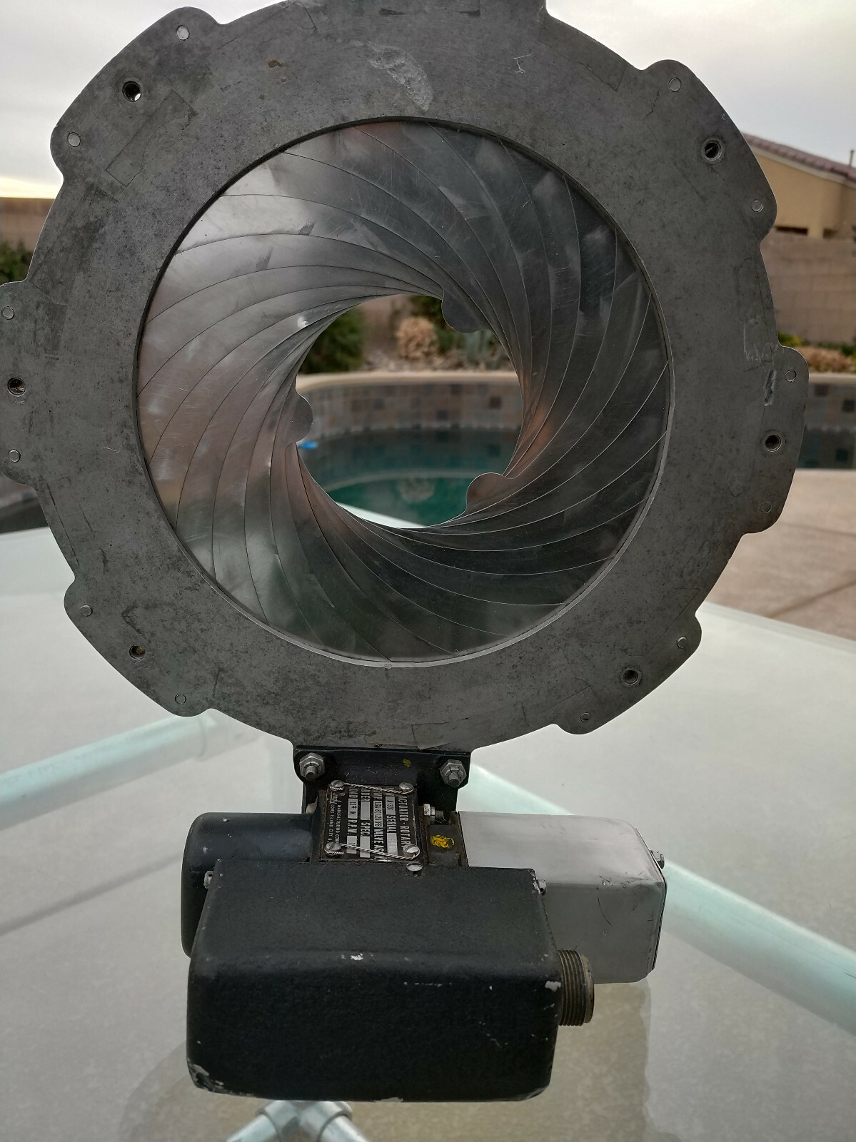 Motorized Iris Diaphram Film - Prop / Rotary Actuator / Sci-Fi/ as ...