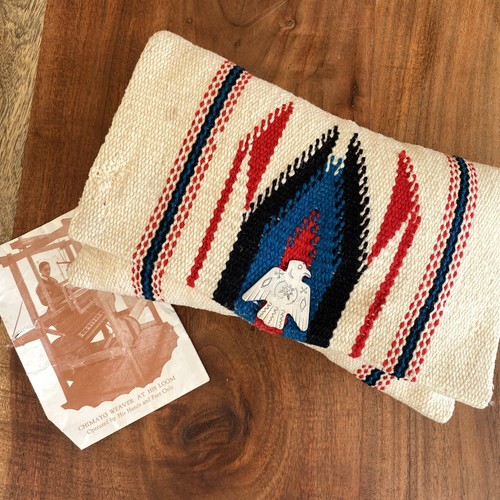 Vintage 40s Chimayo Style Purse Hand Woven 100%Wool Native American ...