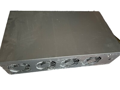 Mining rig Frames with 4 High Airflow Fans, Max 8 GPUs Mining Rig Case ...