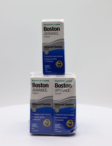 Bausch & Lomb Boston Advance Contact Lens Cleaner Sterile 1 oz 30 ml 5 ...