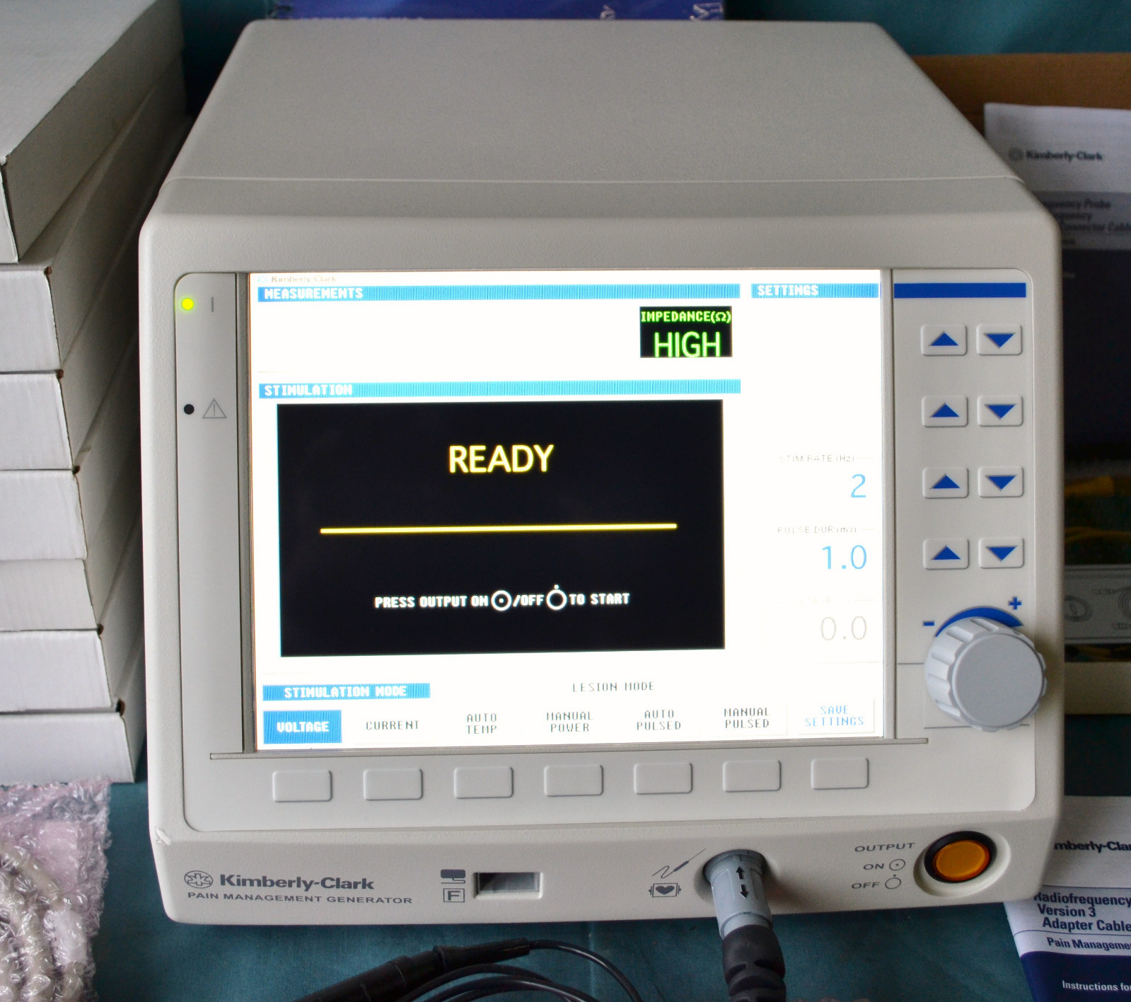 Kimberly-Clark PMG-115-TD Advanced Pain Management Generator V4.1A 8 ...