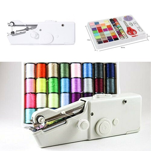 Smart Sewing Kit Electric Tailor Stitch Mini Portable Hand-held Sewing ...