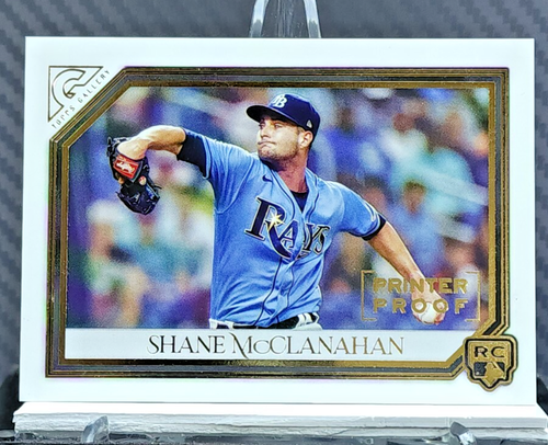 Shane McClanahan 2021 Topps Gallery PRINTER PROOF SP ROOKIE #103 - Rays RC | eBay