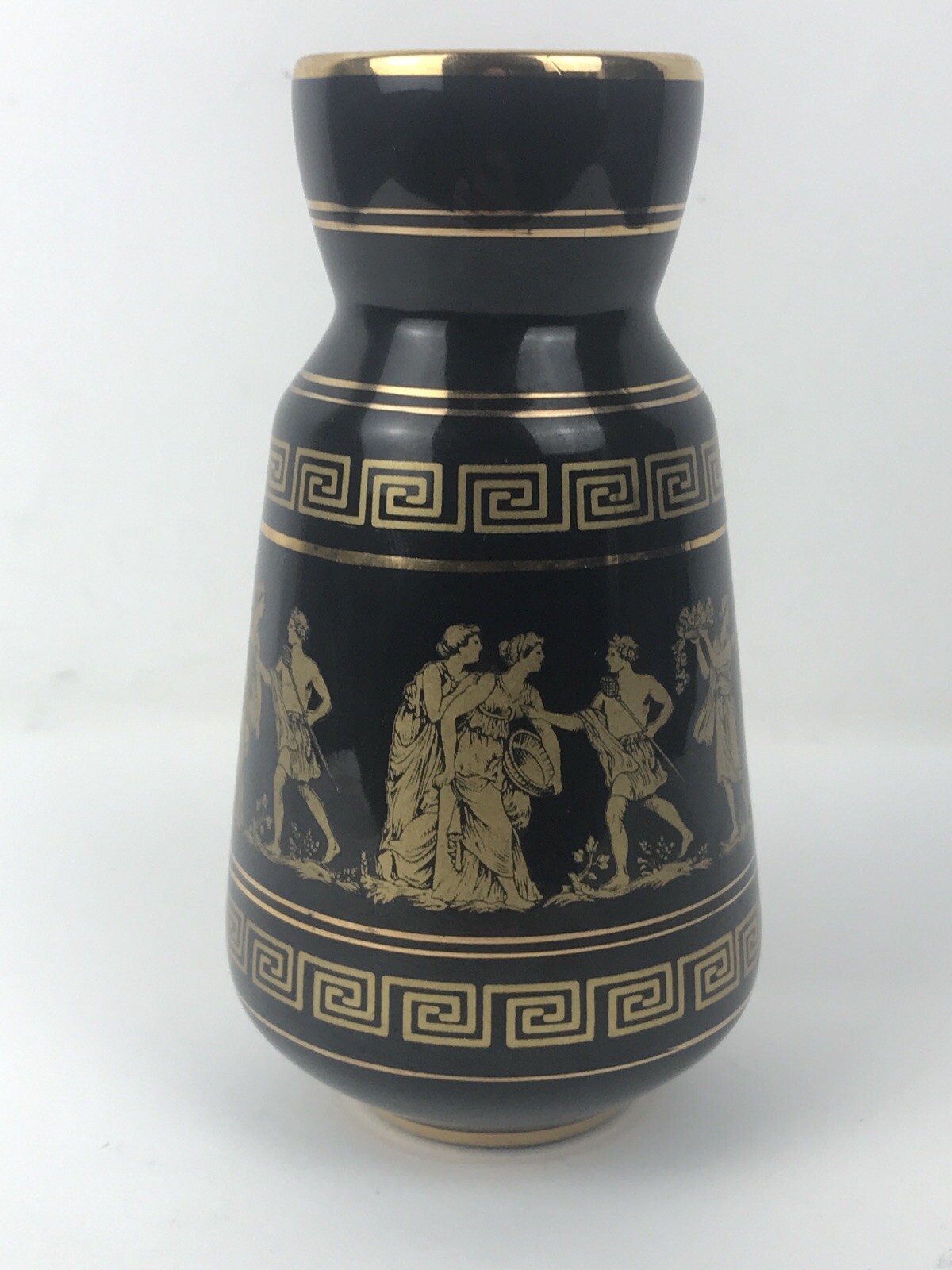 Beautiful Hand Made In Hand Rhodos Painted Dakas Keramik 24K Gold Vase ...