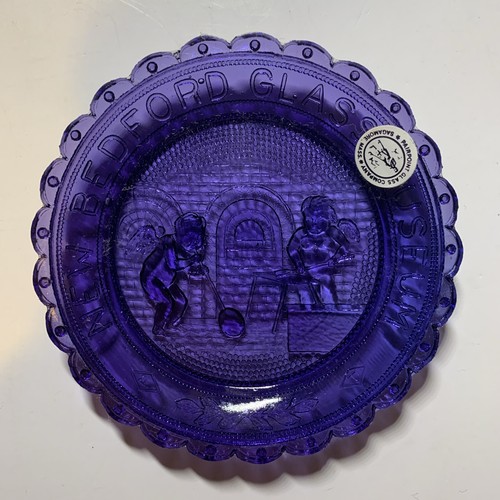 Pre-Owned Pairpoint Cup Plate New Bedford Glass Museum Amethyst U385 | eBay