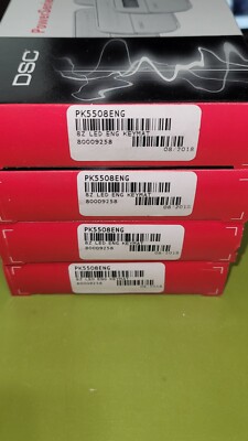 DSC PK5508 ENG LOT OF 4 Power Series 8 Zone LED Keypad NEW & UNUSED! | eBay