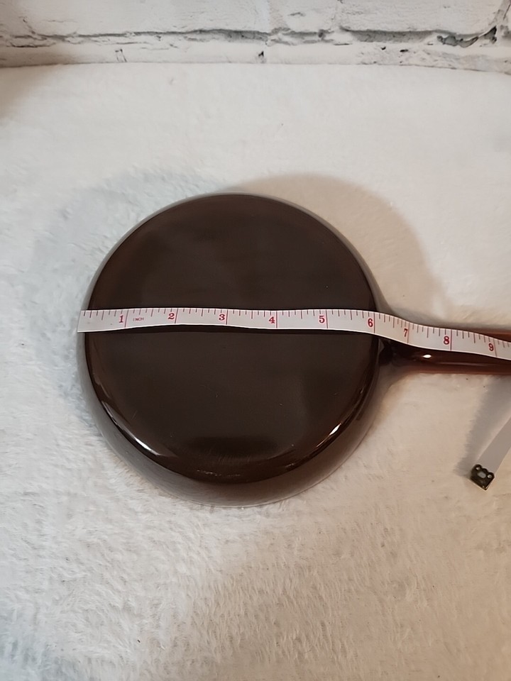 Pyrex Vision Corning 6" Amber Open Skillet Non-Stick Fry Pan USA | eBay