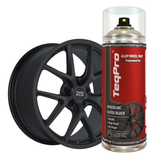 Alloy Wheel Paint SPEEDLINE GLOSS BLACK /Etch Primer / High Gloss Clear ...