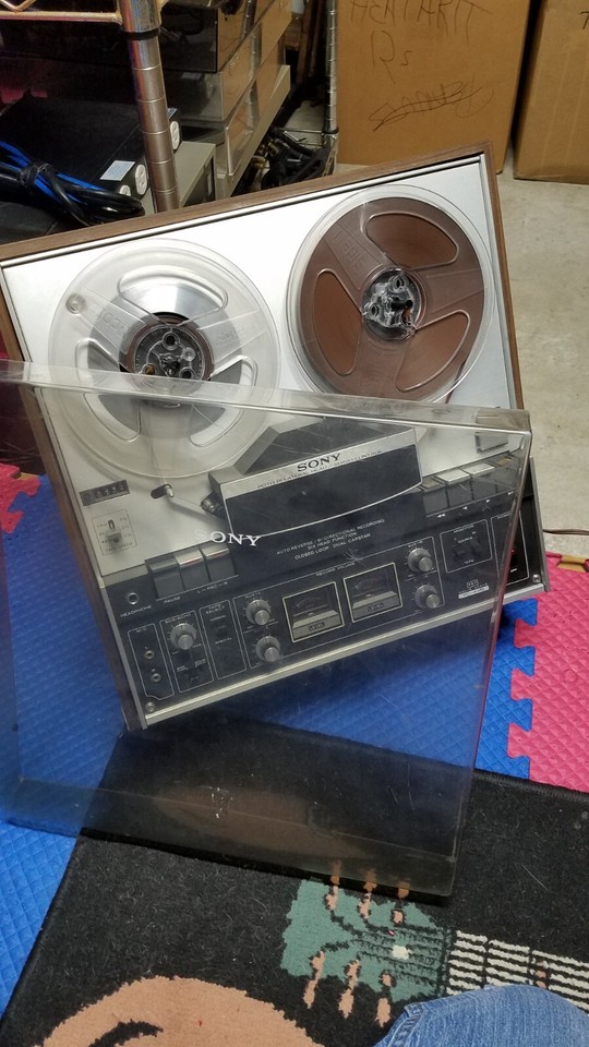 Vintage Sony TC-440 Reel To Reel With Dust Cover. | eBay
