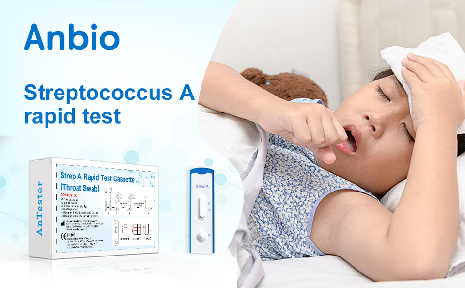 2x Strep A Rapid Test Kit, Home Throat Swab Self-Check, Throat Swab ...