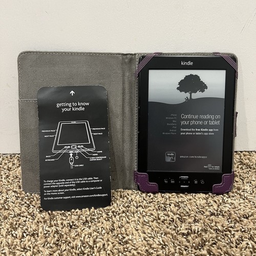Amazon Kindle 4th Generation eBook Reader 2GB Wi-Fi 6in D01100 EUC | eBay