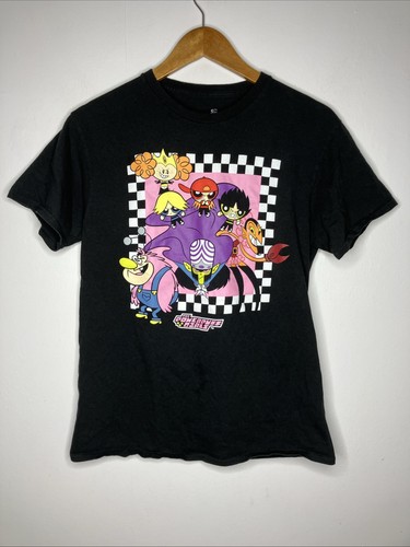 Powerpuff Girls Bad Guys Mojo Jojo Black T-Shirt Men's Size Medium | eBay