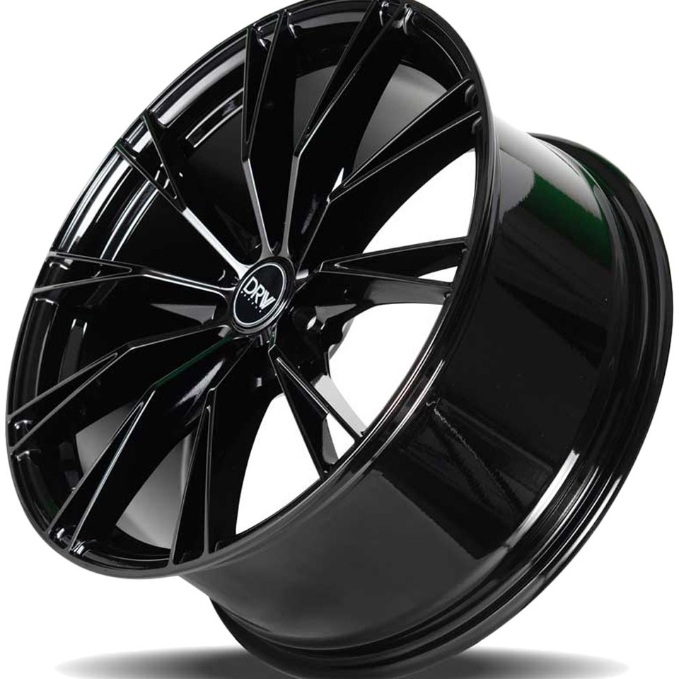 (Set of 4) DRW D23 17x7.5 5x100/5x4.5" +38mm Gloss Black Wheels Rims 17" Inch | eBay