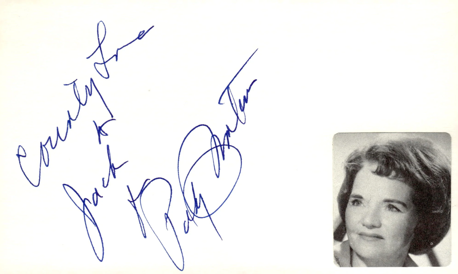 Patsy Montana Signed Auto 3x5 Index Card I Want To Be a Cowboy's ...