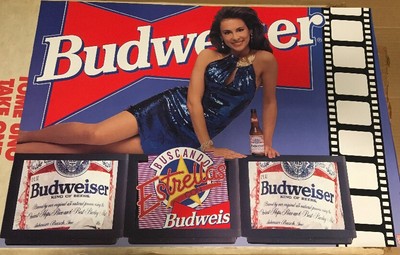 A Taste of Nostalgia: Budweiser's Vintage Beer Poster with a Spanish ...