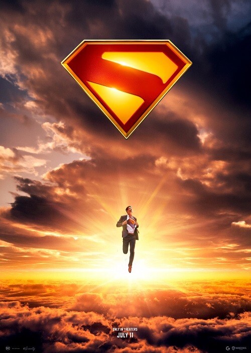 SUPERMAN 2025 POSTER MOVIE WALL ART BLOCKBUSTER DAVID CORENSWET BEST ...