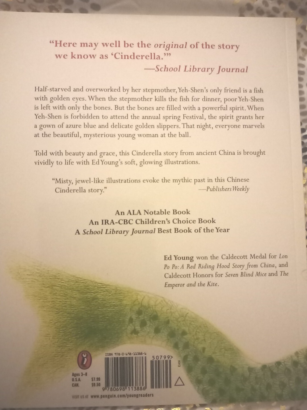 Yeh-Shen : A Cinderella Story from China by Ai-Ling Louie (1996, Trade ...