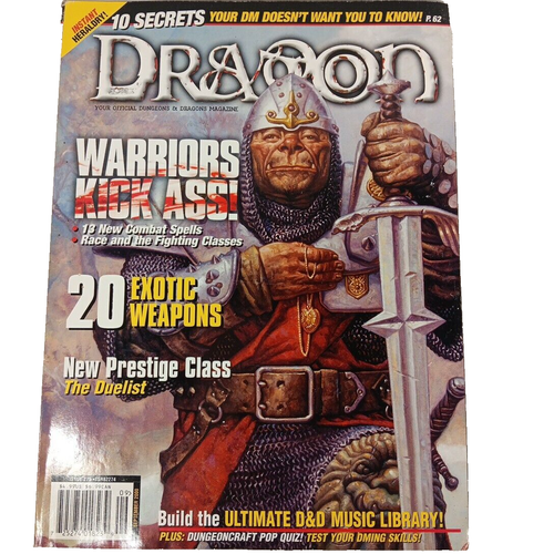 Dungeon's & Dragons #275 Fight Fight Fight! Magazine September 2000 | eBay