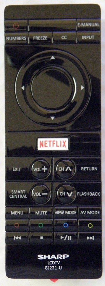 Original Sharp GJ221-U Remote for LC-43UB30U LC-50UB30U LC-55UB30U ...
