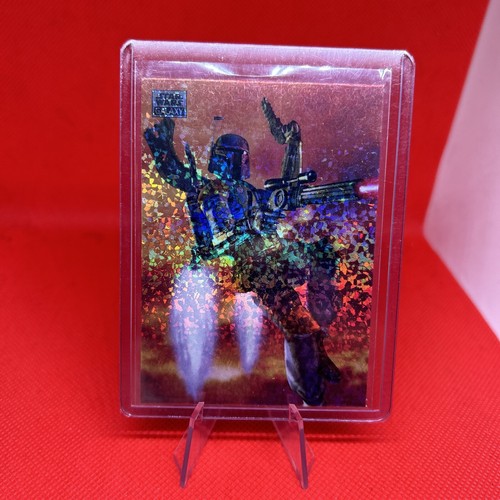 Boba Fett's Jetpack 2024 Topps Star Wars Galaxy Chrome Mini Diamond #24 ...