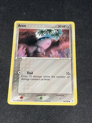 ARON - 44/100 - EX Crystal Guardians - Common - Pokemon Card - NM | eBay