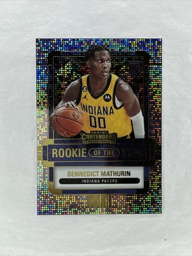2022-23 Panini Contenders Rookie of the Year #11 Benedict Mathurin RC ...