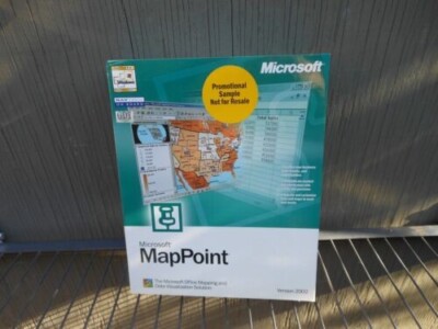 Microsoft MapPoint Version 2002 Promotional Sample (Sealed NEW) | eBay