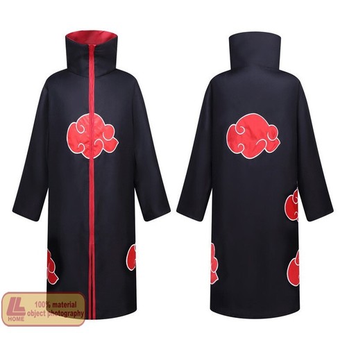 Anime Ninja Akatsuki members cosplay costume cloak coat Halloween Gift ...