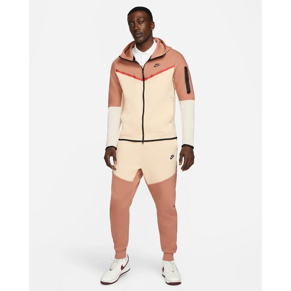 Nike Tech Fleece Pants Joggers Mineral Clay Onyx Beige Brown CU4495-215 ...