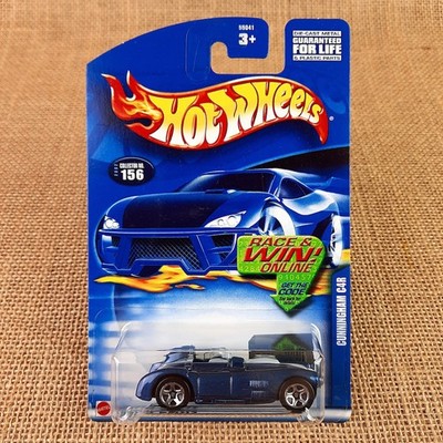 2002 Hot Wheels Cunningham C4R #156 Metalflake Dark Blue Mainline 5SP ...