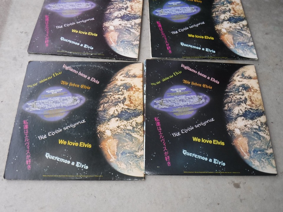 ELVIS PRESLEY VINYL RECORD ALBUM 33-1/3 LP RECORDS 1970'S MUSIC LOT OF ...