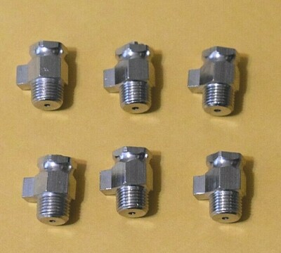 6 Radiator Brass Nickle Plated Key Operated Air Bleed Coin Valves 1/8 ...