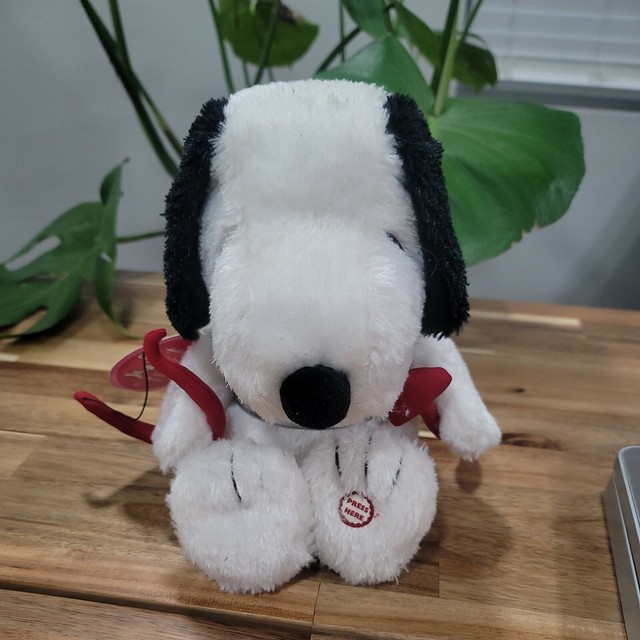 Hallmark Snoopy Cupid 11" Plush Dog Features Sound Motion Works P8 for ...