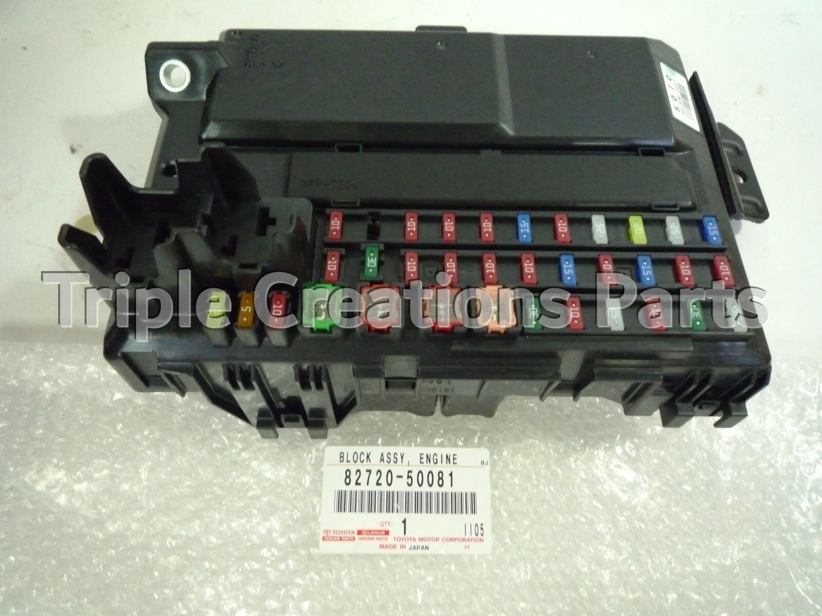 82720-50081 Lexus Genuine LS460 LS600H Fuse Relay Engine Room Junction ...