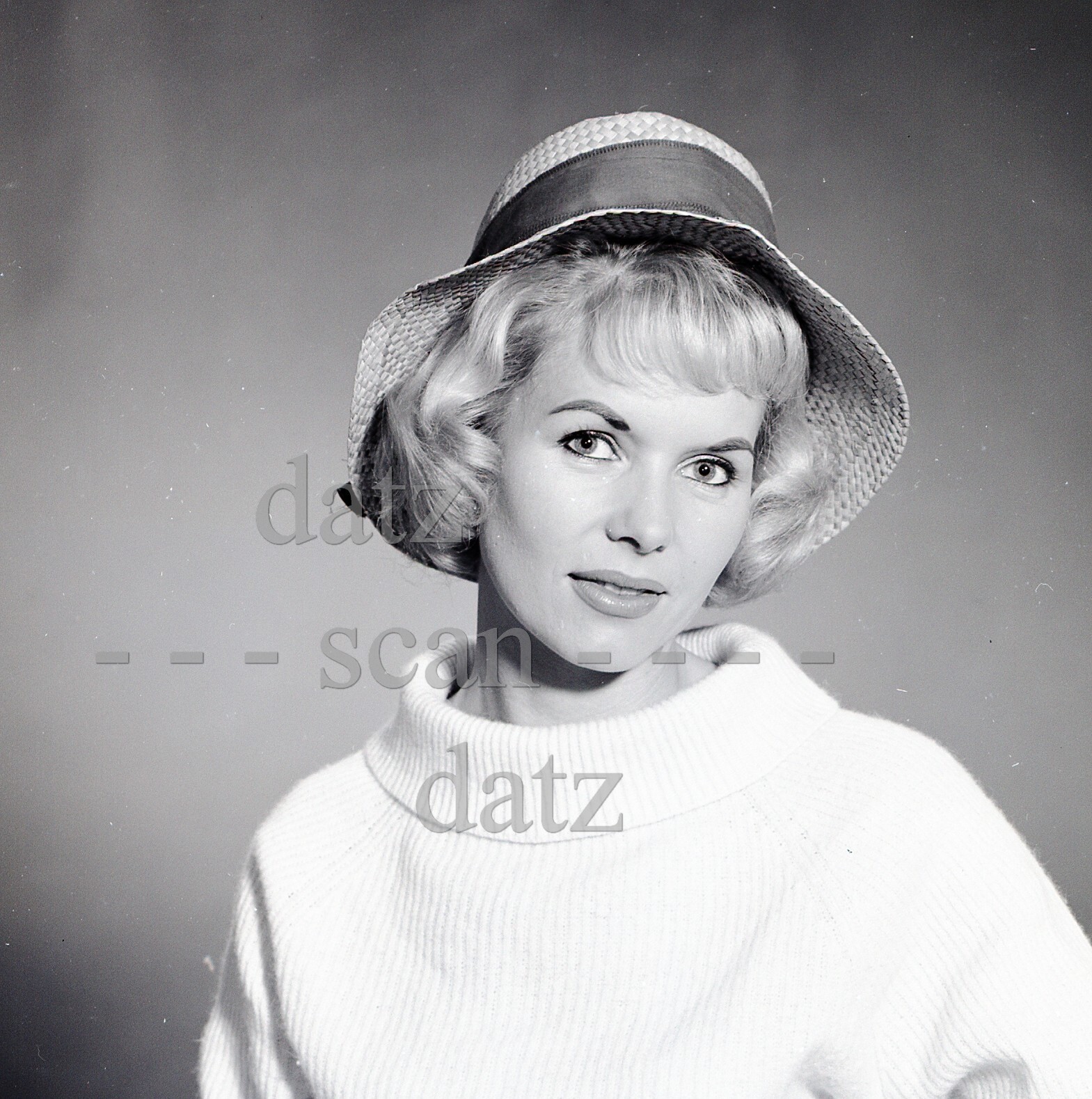 1960s Ron Vogel Negative Sexy Blonde Pinup Girl Edith Loder Cheesecake