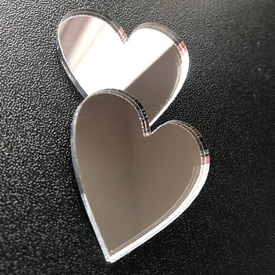 Heart Shaped Mirror Heart Shape Wall Mirror Shatterproof Acrylic Mirror ...