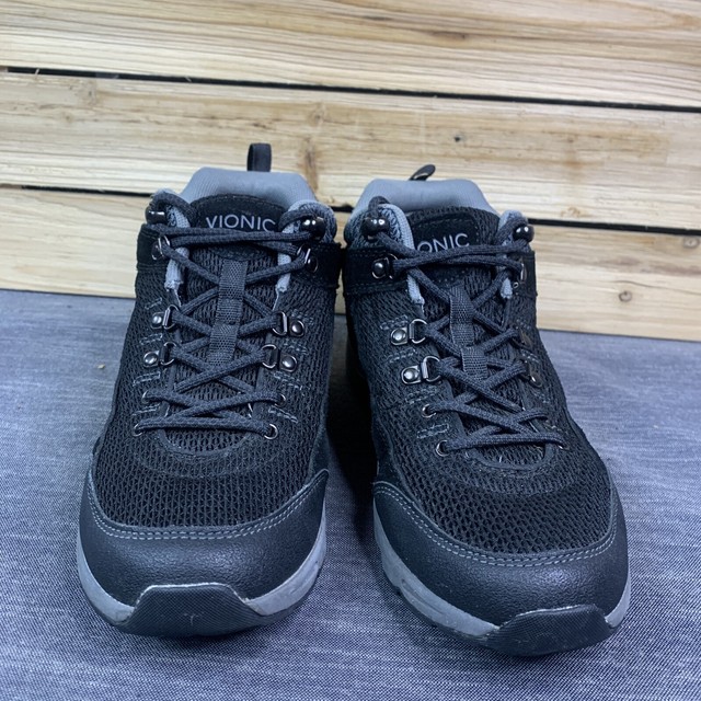 Vionic 3105 Cypress Womens Size 7 Black Trail Walker Hiking Sneaker ...