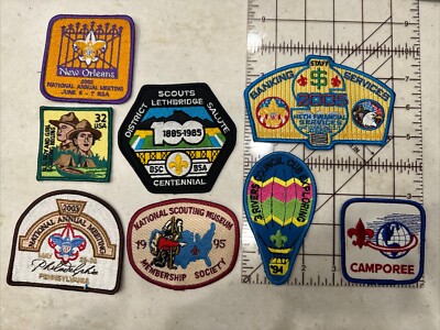 Lot of 8 Boy Scouts Patches BSA | eBay