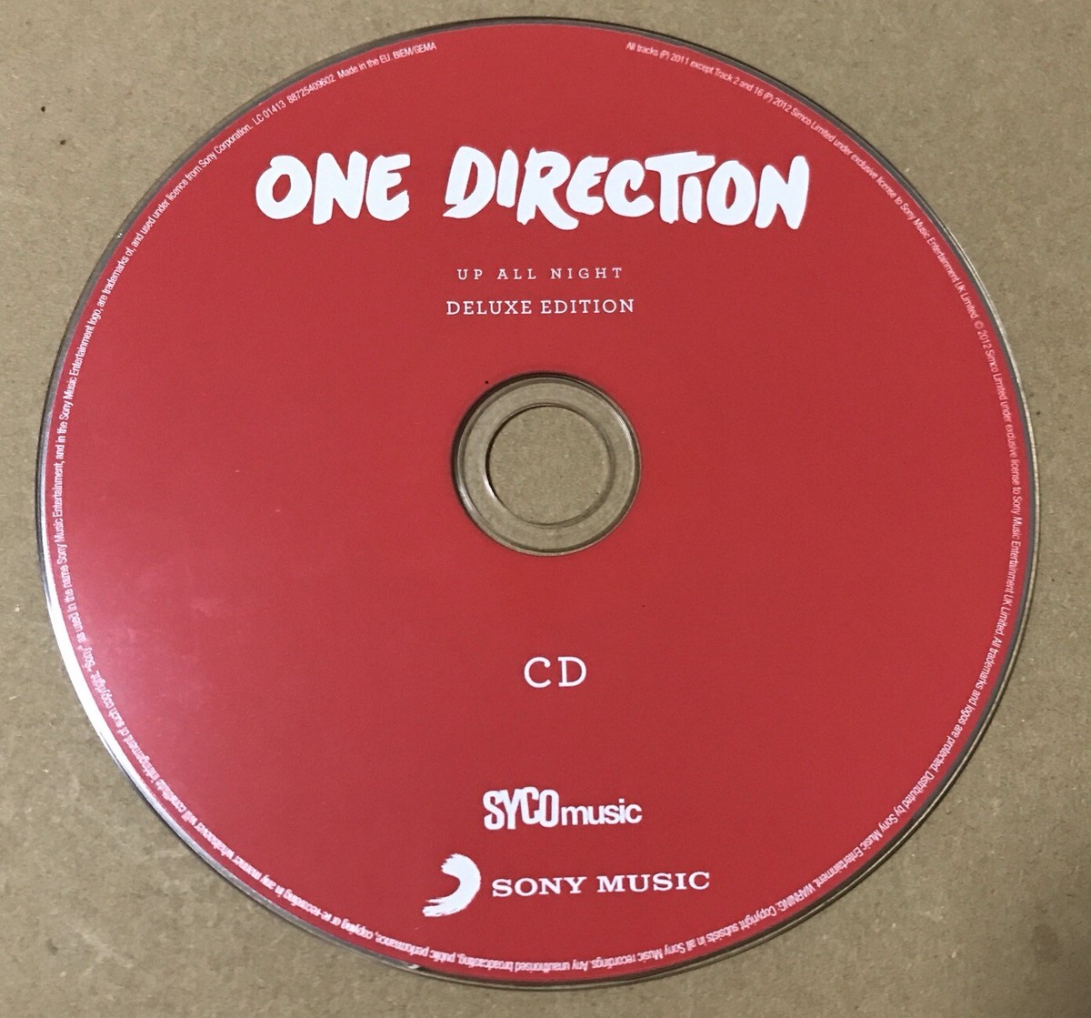 One Direction Album Cover Up All Night Deluxe Version