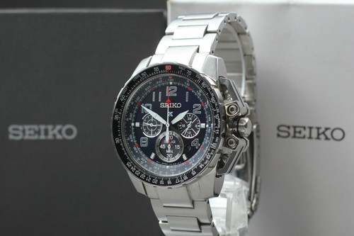 [Near MINT w/Box] Seiko Prospex Chronograph V175-0CL0 SSC275PX Solar ...