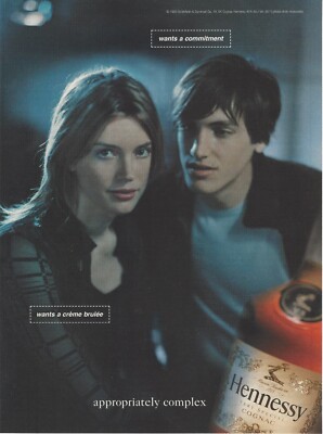 2000 Hennessy Cognac Commitment Creme Brulee vintage Print Ad ...