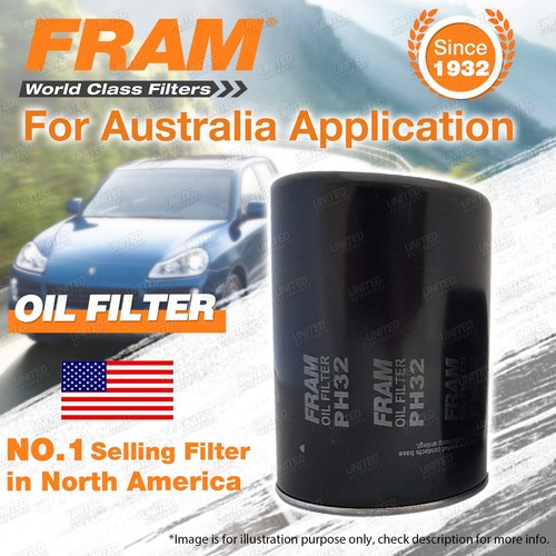 Fram Oil Filter for Nissan XFN UTE ST DX 6 4.1 Petrol 250 1/88-12/94 ...
